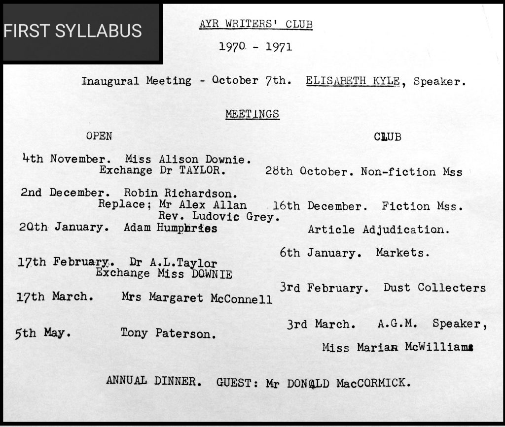 Ayr Writers’ Club Archives – AyrWritersClub